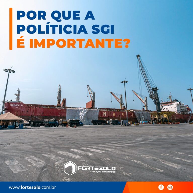Por que a política SGI é importante? - Fortesolo